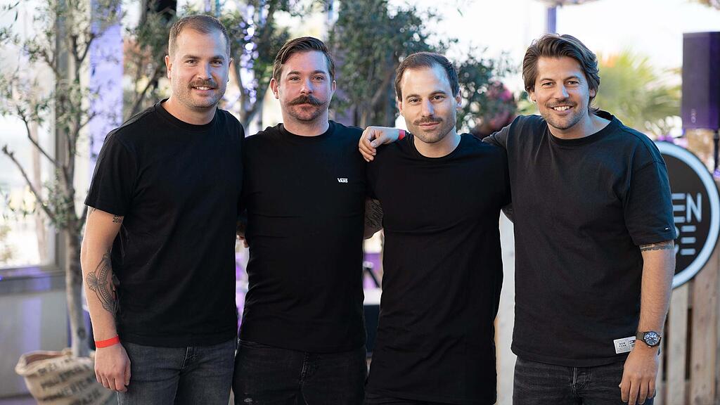 Die Organisatoren des Daydances Eleven11Dance (von links): Simon Nuo ...