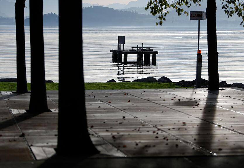 Rettungseinsatz im Strandbad Zug