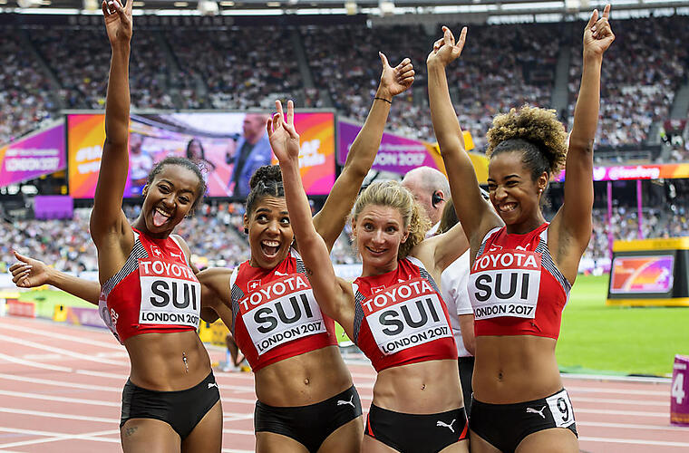 Starker Auftritt der Schweizer Sprinterinnen