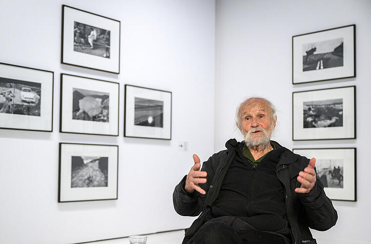 Photo Elysée ehrt Josef Koudelka