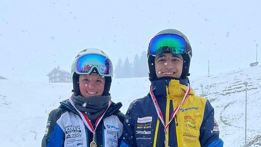 Lea Auf der Maur und Michael Römer holten auf dem Stoos die Topzeiten.