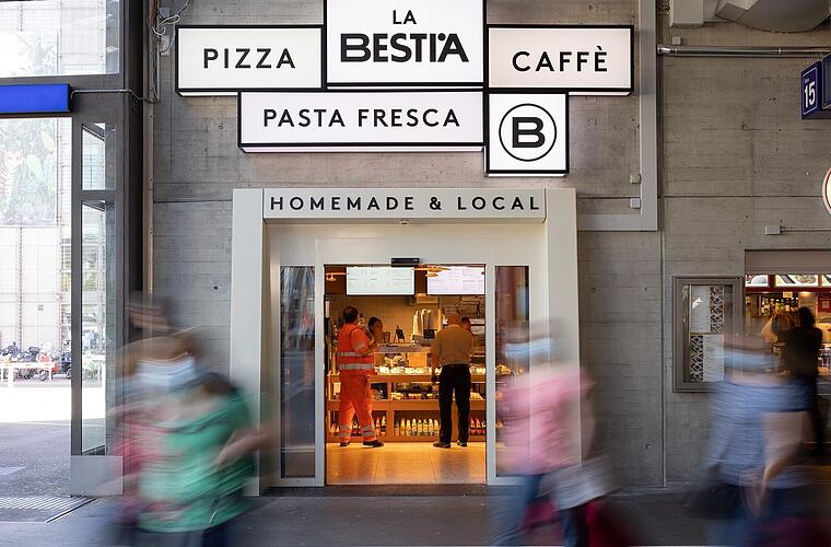 Pizza und Pasta am Bahnhof Luzern: La Bestia hat die Take-away-Filiale ...