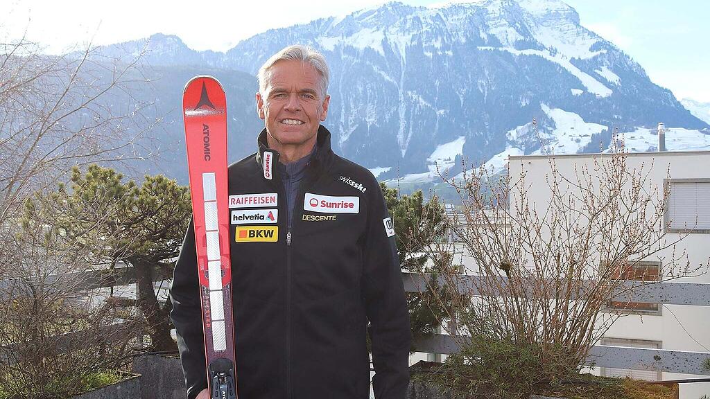 Franz Heinzer zuhause in Brunnen.