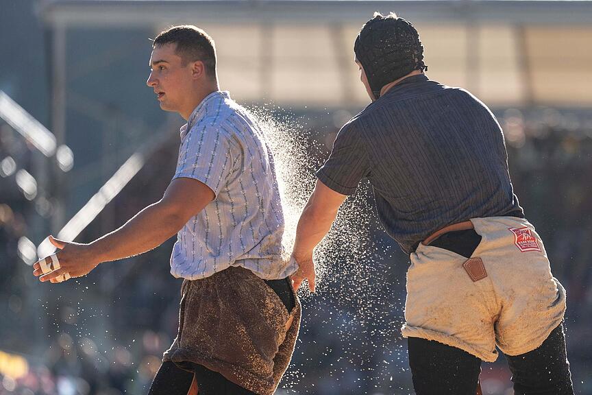 Die besten Bilder des Eidgenössischen Schwingfests in Mollis