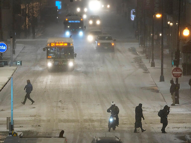 Schwerer Wintersturm in den USA