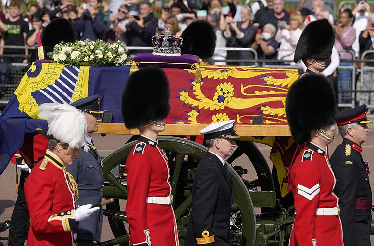 Queen Trauerzug in London 14. September 2022