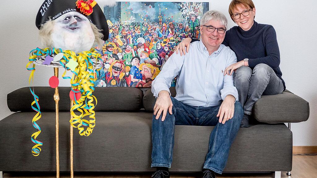 Fritschivater Reto Schriber mit Lebenspartnerin Monika Tschopp. (Bild ...