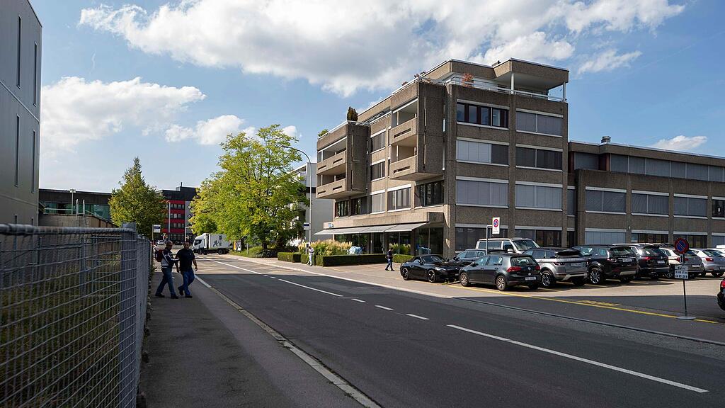 Das Tech Cluster Zug an der Grienbachstrasse/ Oberallmendstrasse in Zug.