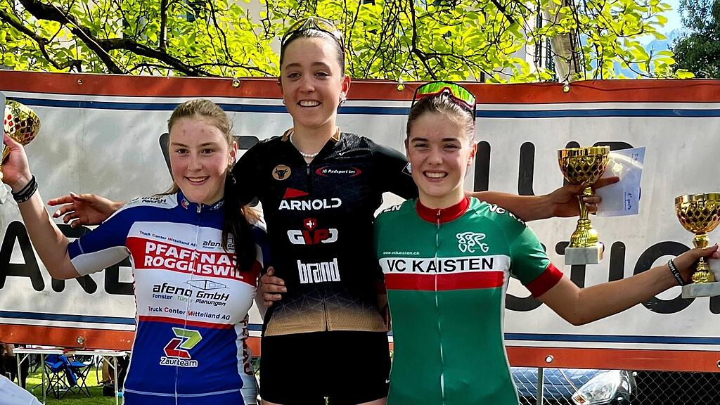 Die Sattlerin Giorgia Restivo gewann vor Livia Steinmann (2.) und Laura ...