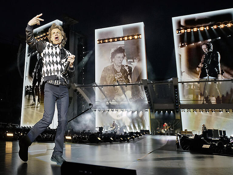 Mick Jagger fit zum Tourneeauftakt