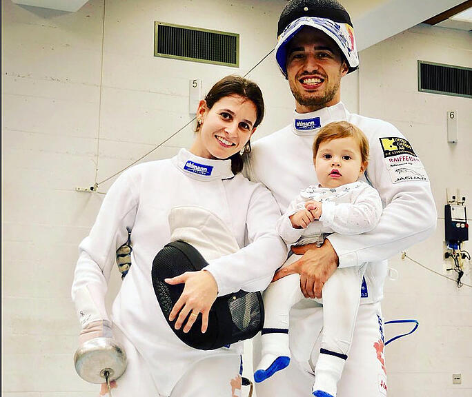 Verlobter Max Heinzer im Glück