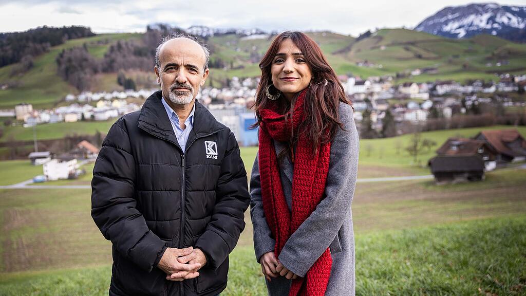 Nazir Amir und seine Nichte Siyan Ahmad flohen vor Jahren aus Aleppo. Heute lebt er in Entlebuch ...