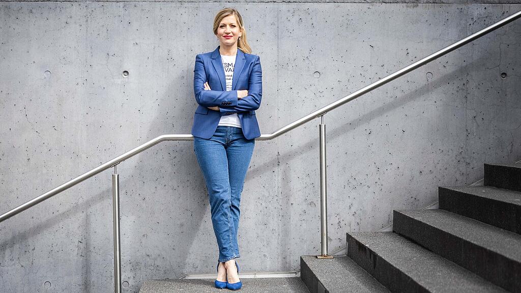 Olga Feldmeier, Chefin des Zuger Kryptounternehmens Smart Valor.